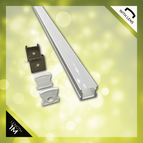 Shallow Surface Channel (Aluminum) - Glimmer Lighting