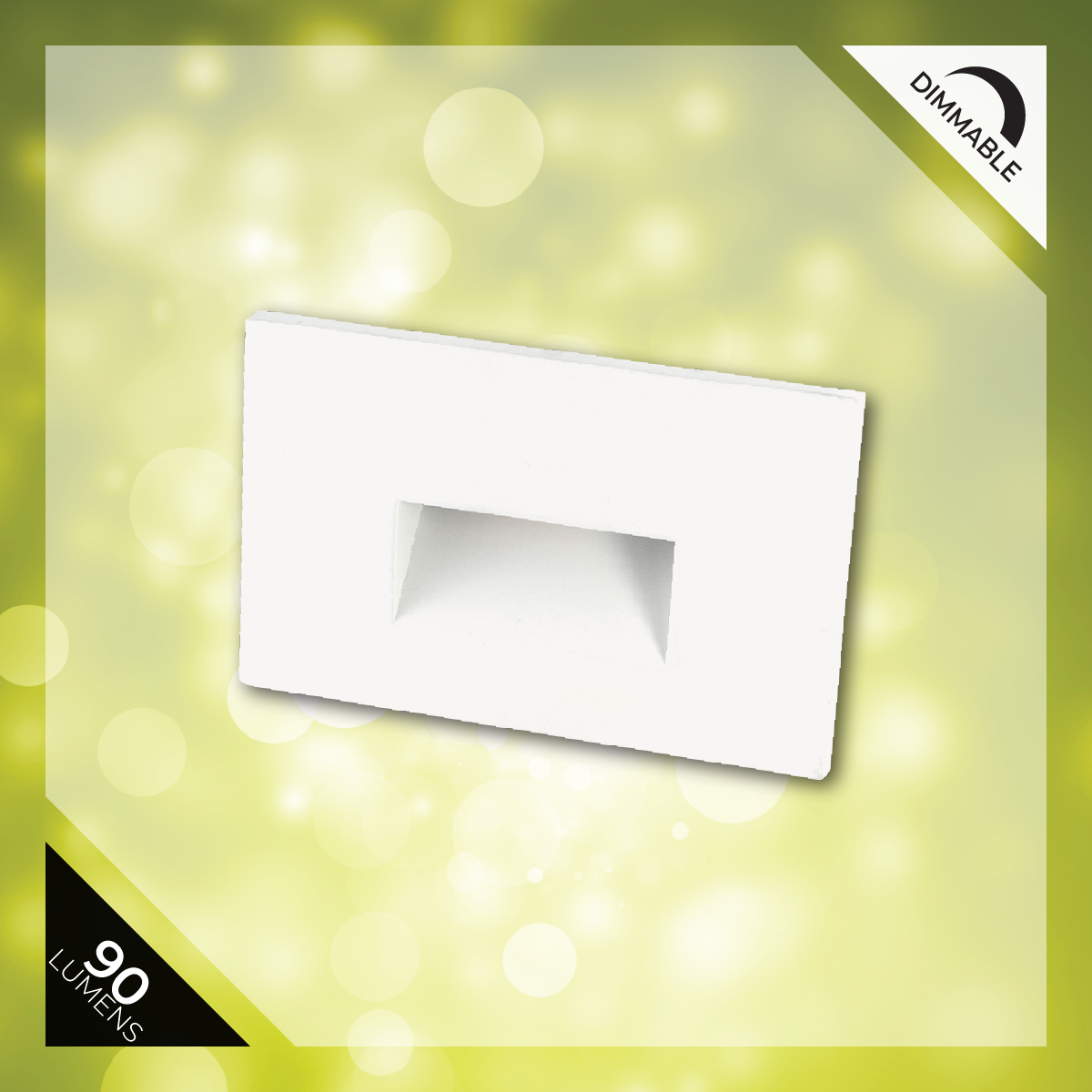 GINGER — Horizontal Step Light (White) - Glimmer Lighting